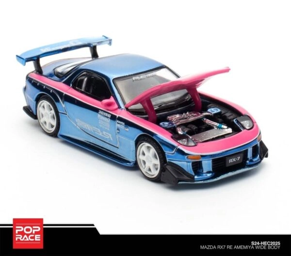 Pop Race 1/64 Mazda Rx7 Re Amemiya Wide Body (Hobby Expo China Exclusive) PR640276 – Zakzuk Toys